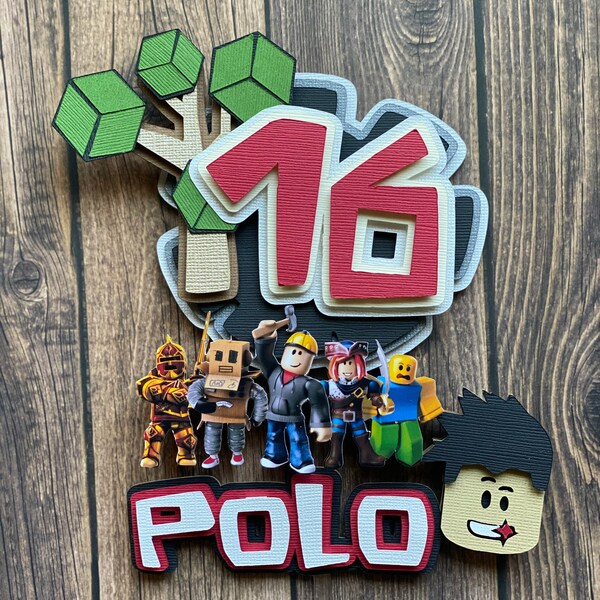 Roblox Cake Topper - Etsy