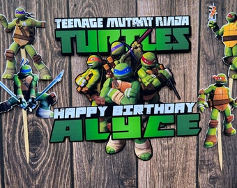 Tmnt Cake Topper | Etsy