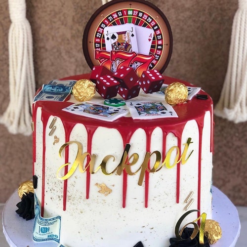 Casino Cake Topper | Etsy
