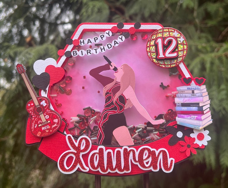 Swiftie Cake Topper - Etsy