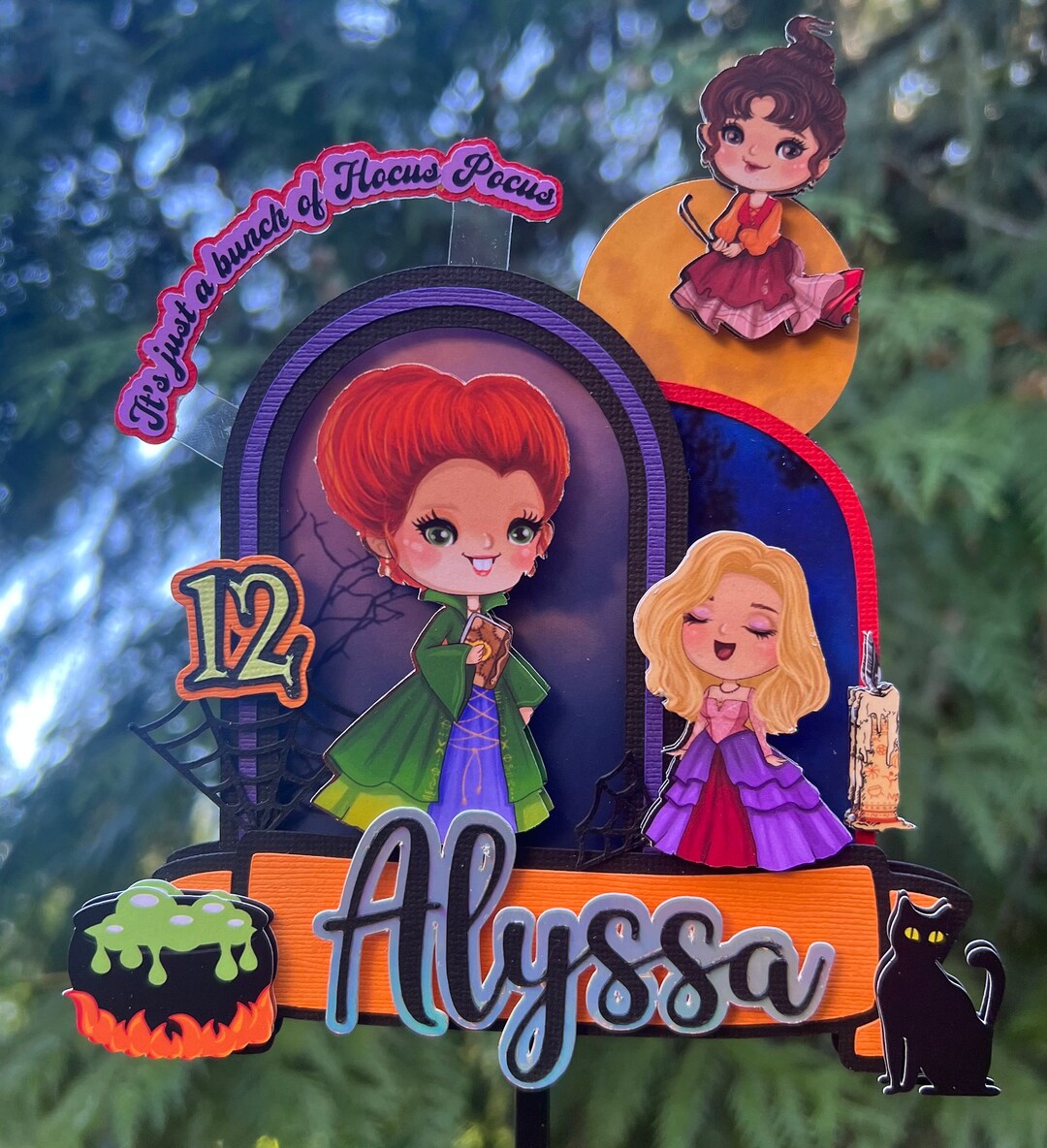 Hocus-pocus Cake Topper - Etsy