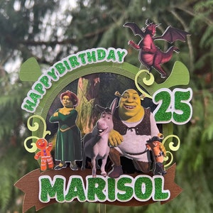 Shrek Cake Topper - Etsy