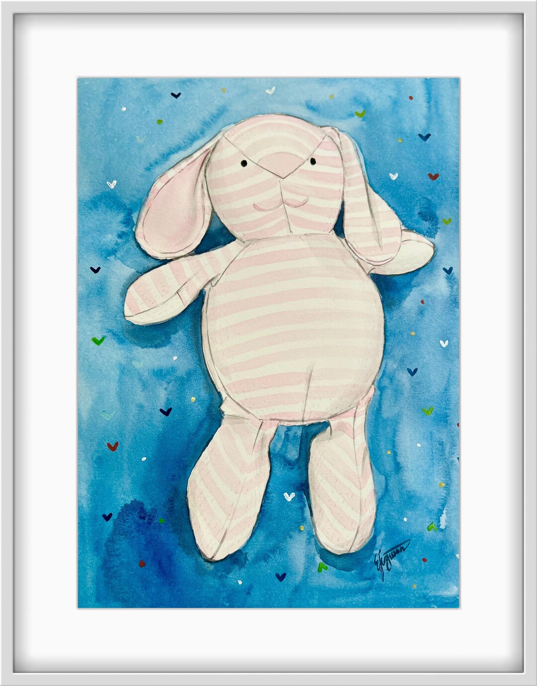 Custom Toy Portrait Soft Toy Portrait Childhood Teddy Portrait Children ...