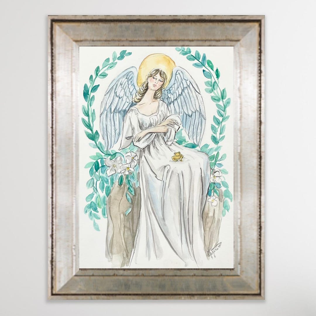 Angel Original Artwork | Hand Painted Angel Artwork | Angel Painting ...