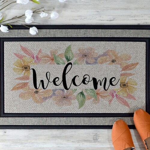 Merry Christmas Door Mat Sublimation Design Download Rug | Etsy