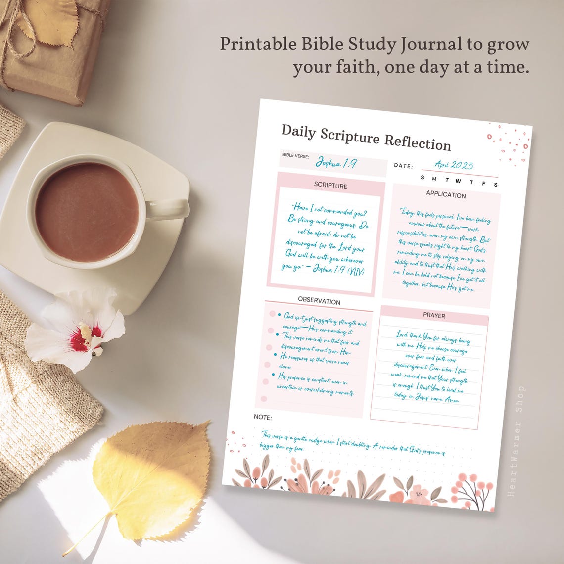 Devotional Bible Study SOAP Method | Quiet Time | Printable | Faith ...