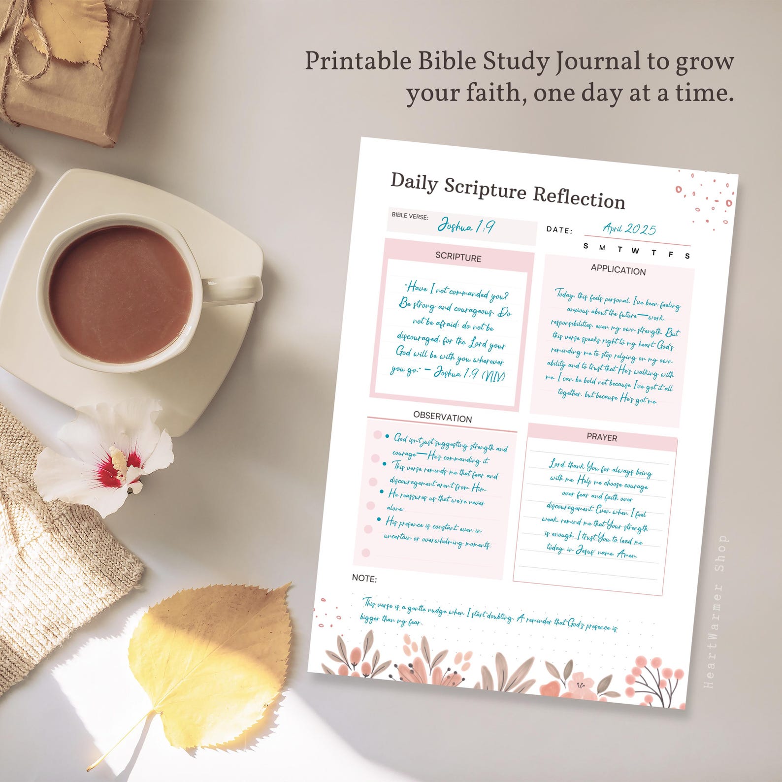 Devotional Bible Study SOAP Method | Quiet Time | Printable | Faith ...