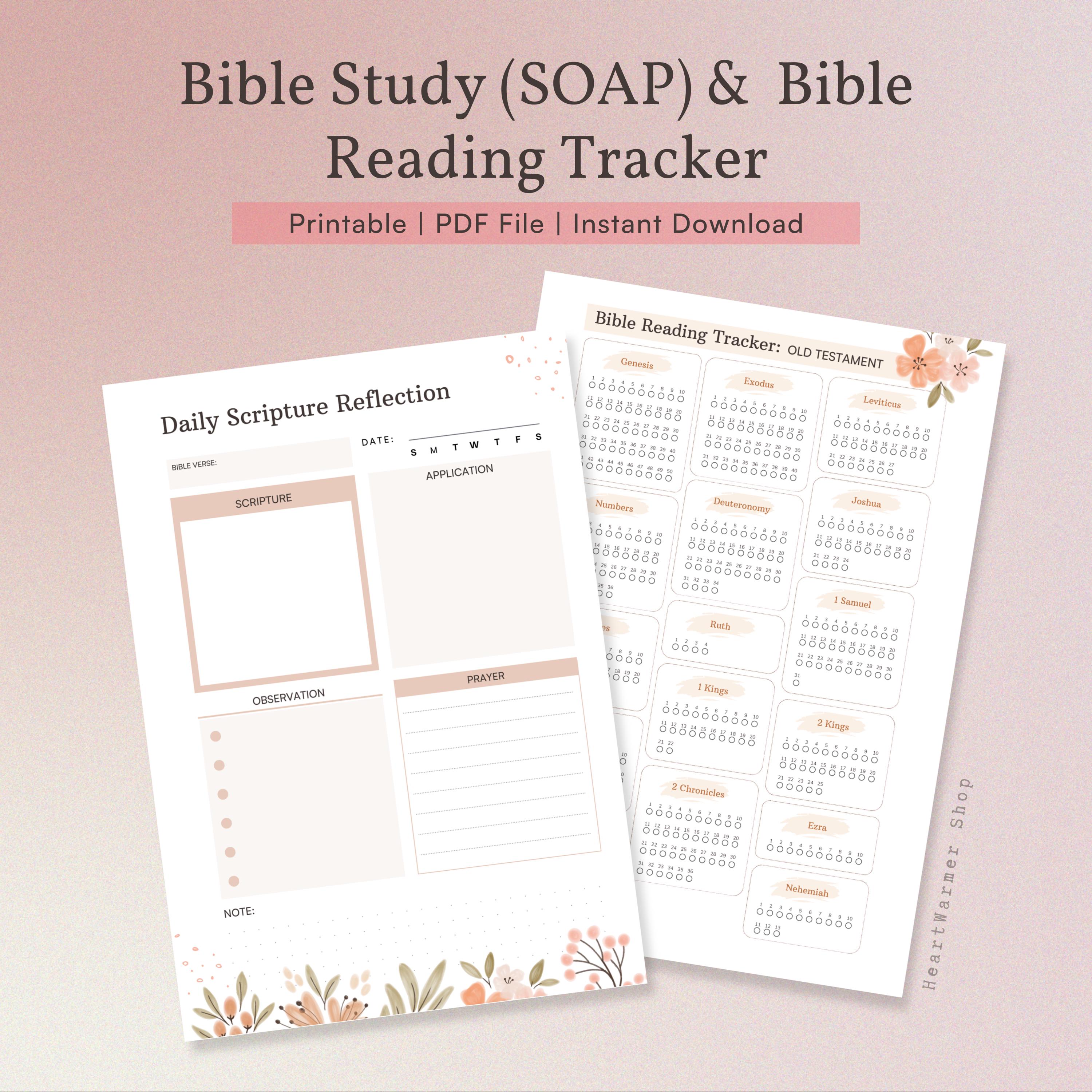 Devotional Bible Study SOAP Method | Quiet Time | Printable | Faith ...