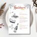 Saltburn Movie Menu Card, Party Menu Template, Printable Menu ...