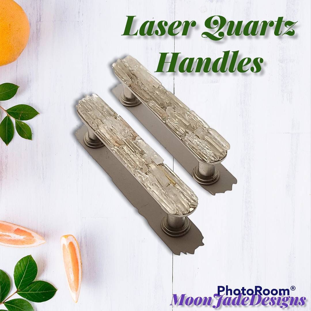 Laser Quartz Drawer Cabinet Handles - Etsy