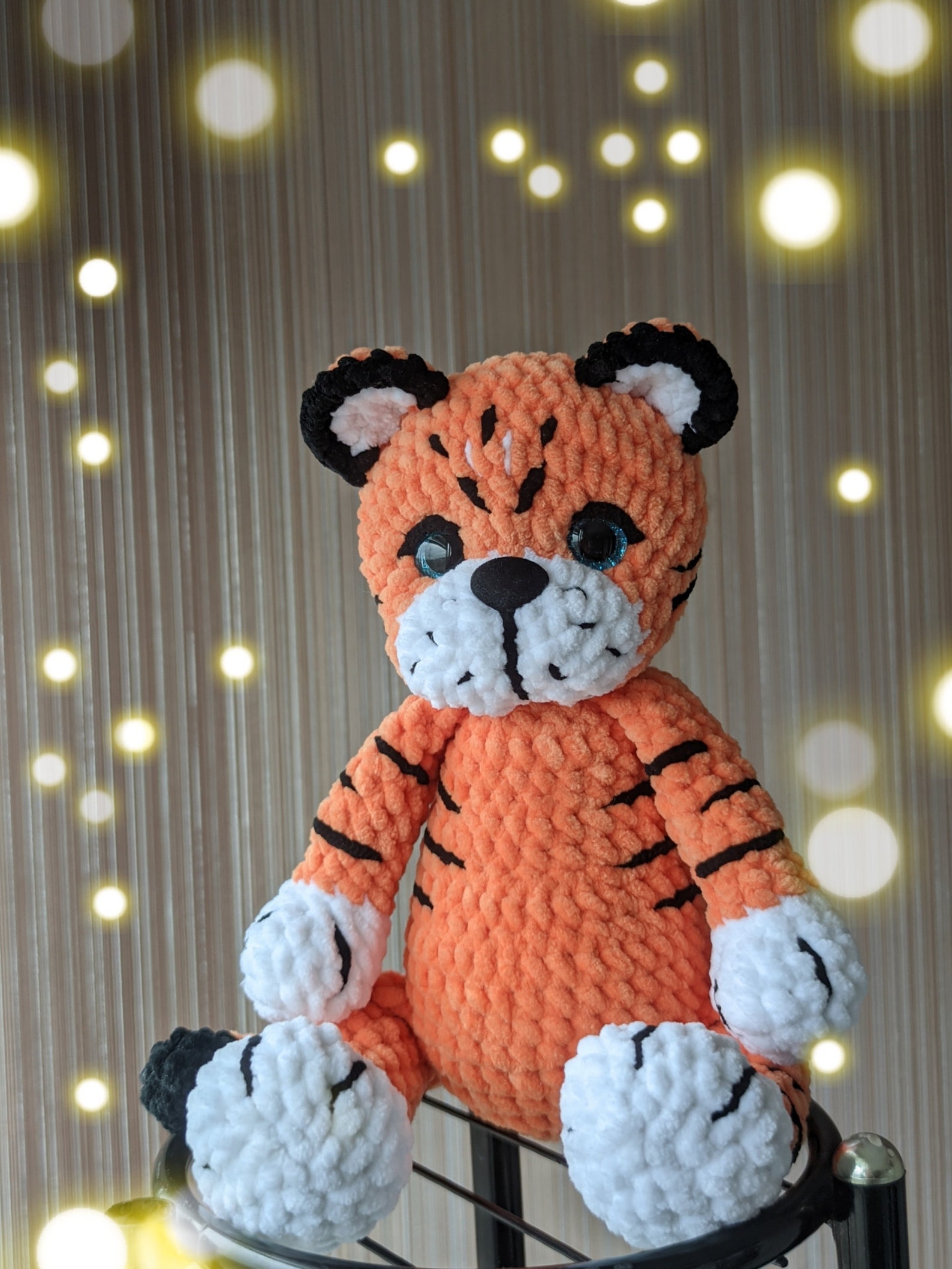 Tiger crochet Pattern PDF English Plush stuffed tiger | Etsy