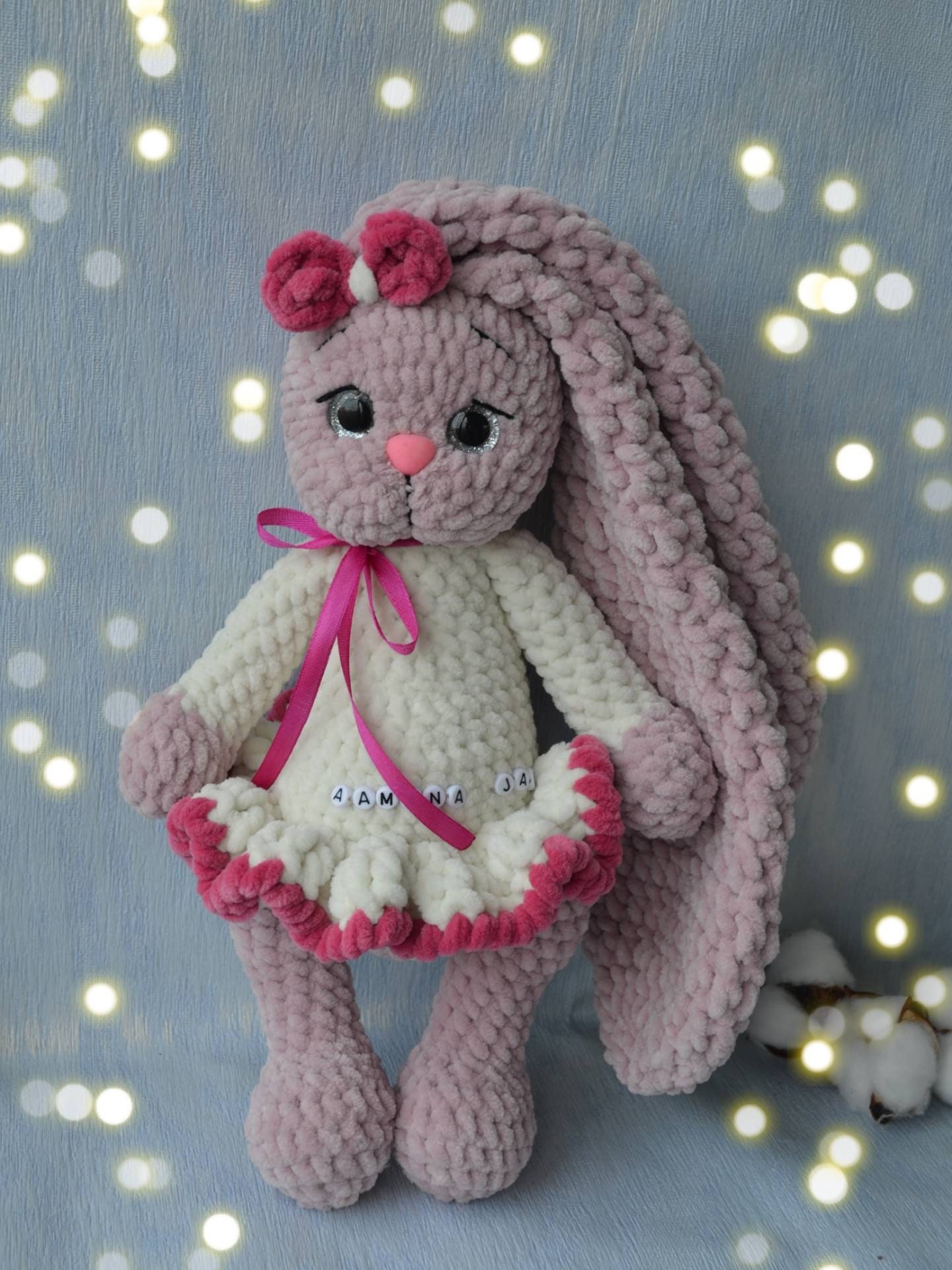 Crochet Pattern Bunny PDF English Plush Stuffed Bunny | Etsy