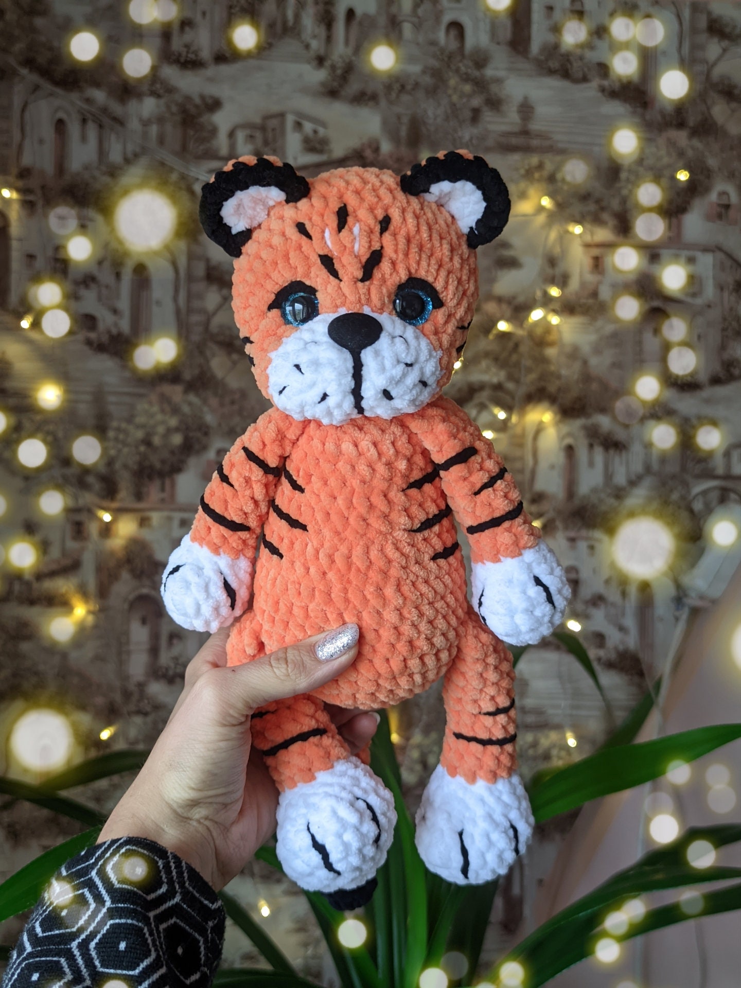 Tiger crochet Pattern PDF English Plush stuffed tiger | Etsy