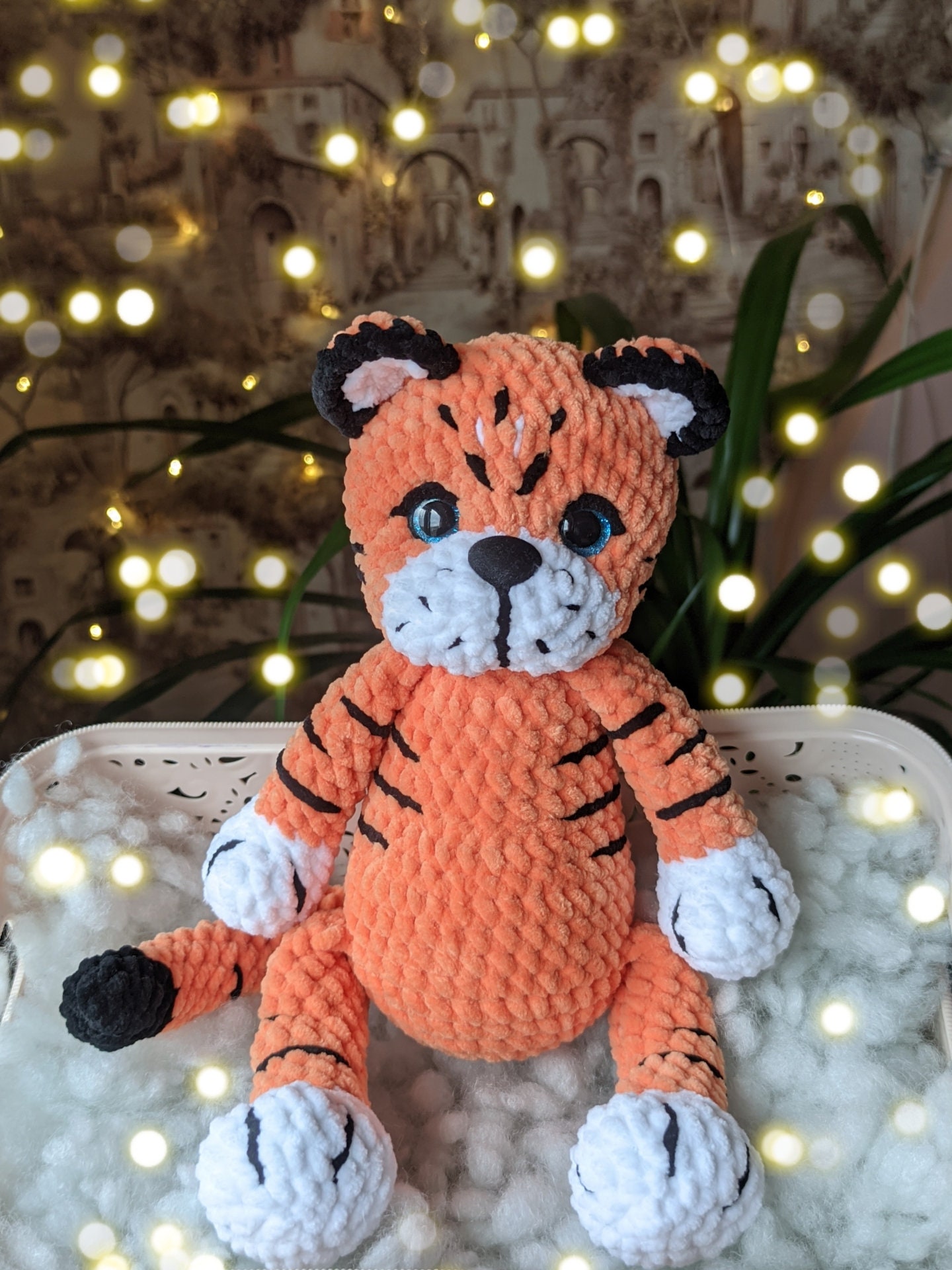 Tiger crochet Pattern PDF English Plush stuffed tiger | Etsy