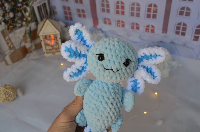 Chunky Axolotl Amigurumi Crochet Pattern. Axolotl Plush Toy - Etsy