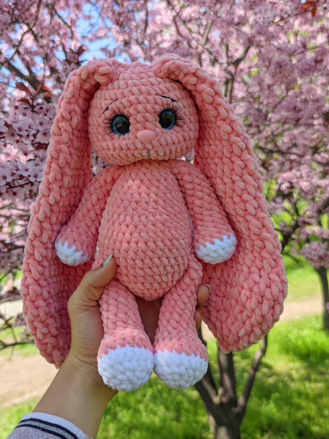 Crochet Christmas Bunny Plush PATTERN Bunny Amigurumi PDF - Etsy