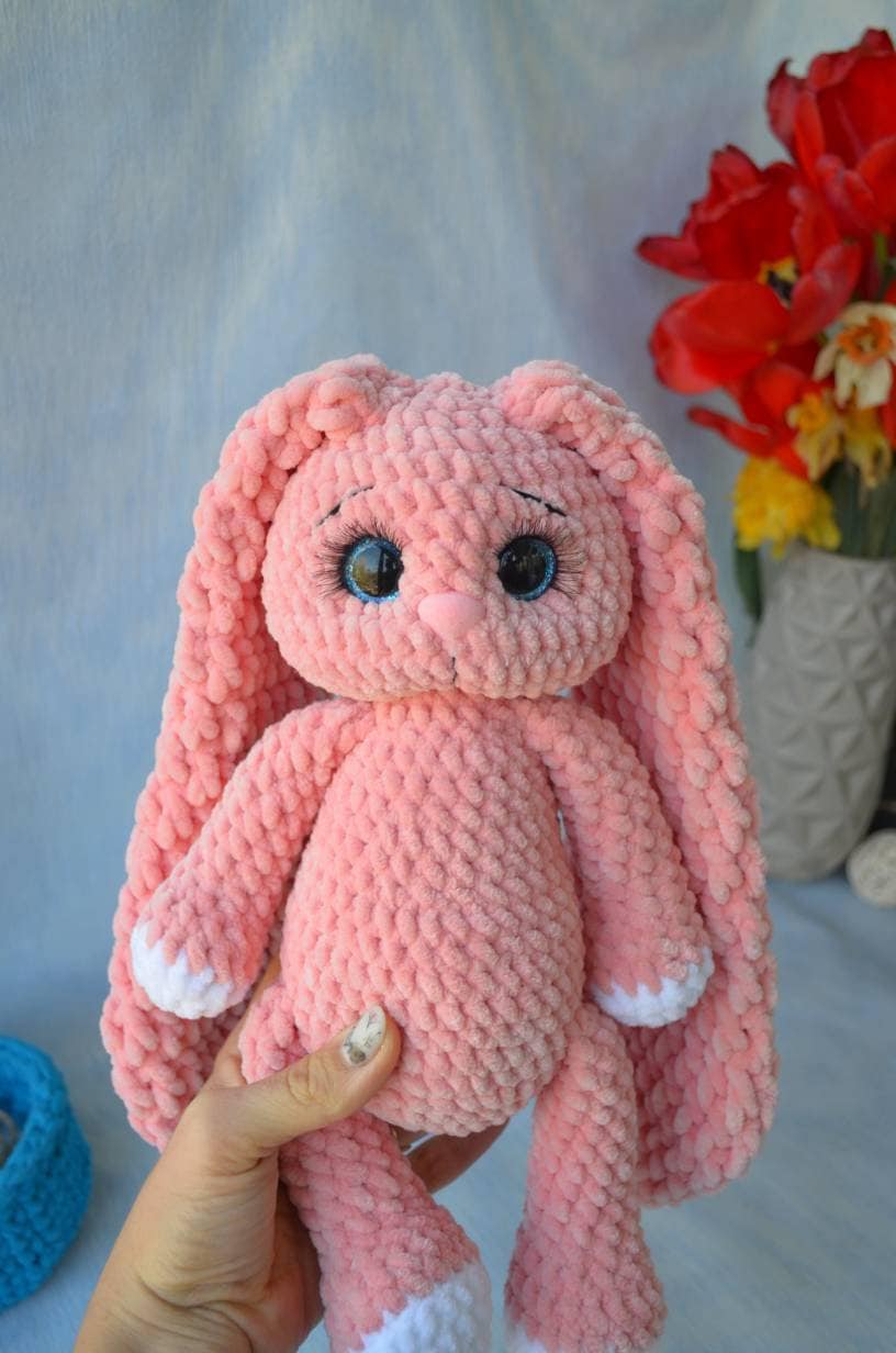 Crochet Christmas Bunny Plush PATTERN Bunny Amigurumi PDF - Etsy