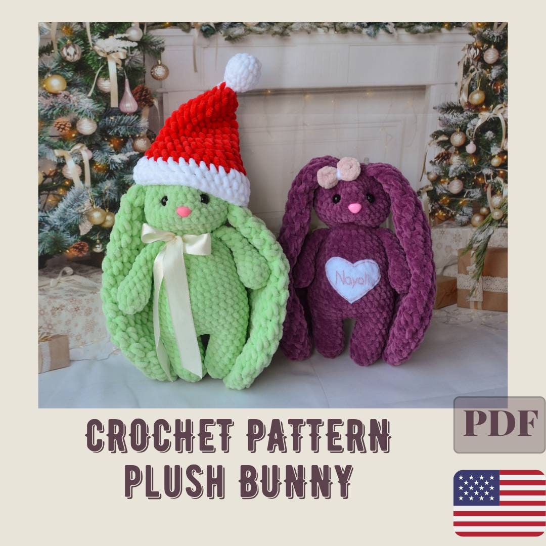 Crochet Bunny Pattern PDF. Cute Bunny Long Ears. Amigurumi | Etsy Canada