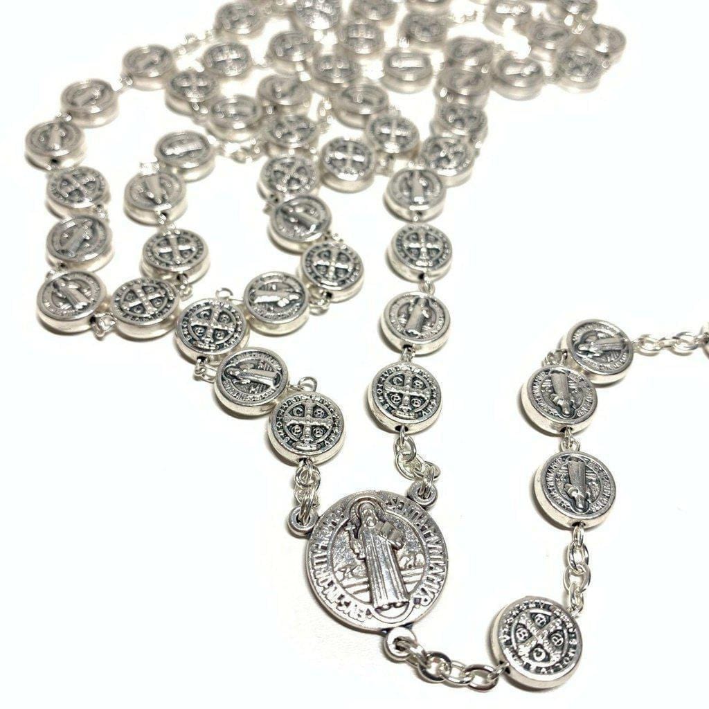 Saint St. Benedict Rosary exorcism blessed by Pope rosario - Etsy