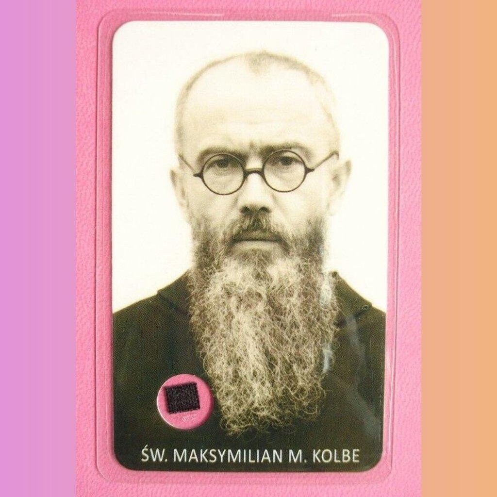 Relic Card Reliquary St. Maximilian Maria Kolbe Relic - Etsy