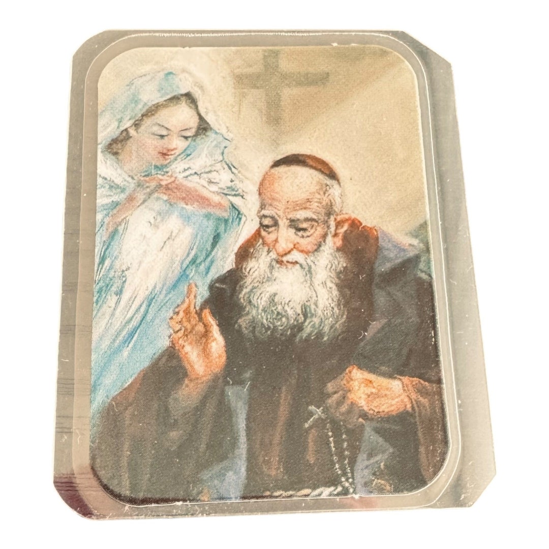 St. Leopold Mandic Holy Card W/ Relic Leopoldo of Castelnuovo Bogdan ...