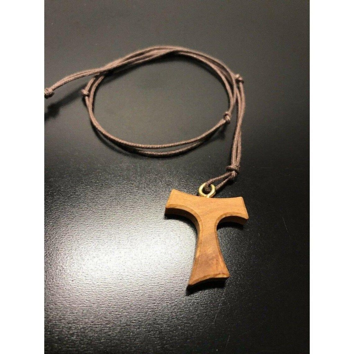 Tau Wooden Cross Blessed by Pope -franciscan Crucifix 1" - Etsy