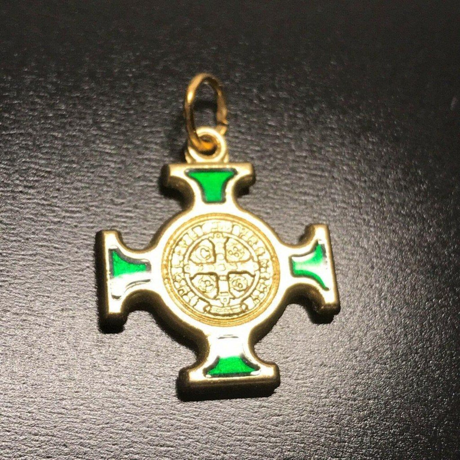 St. Benedict Medal - Celtic Cross Blessed by Pope - Pendant - San ...