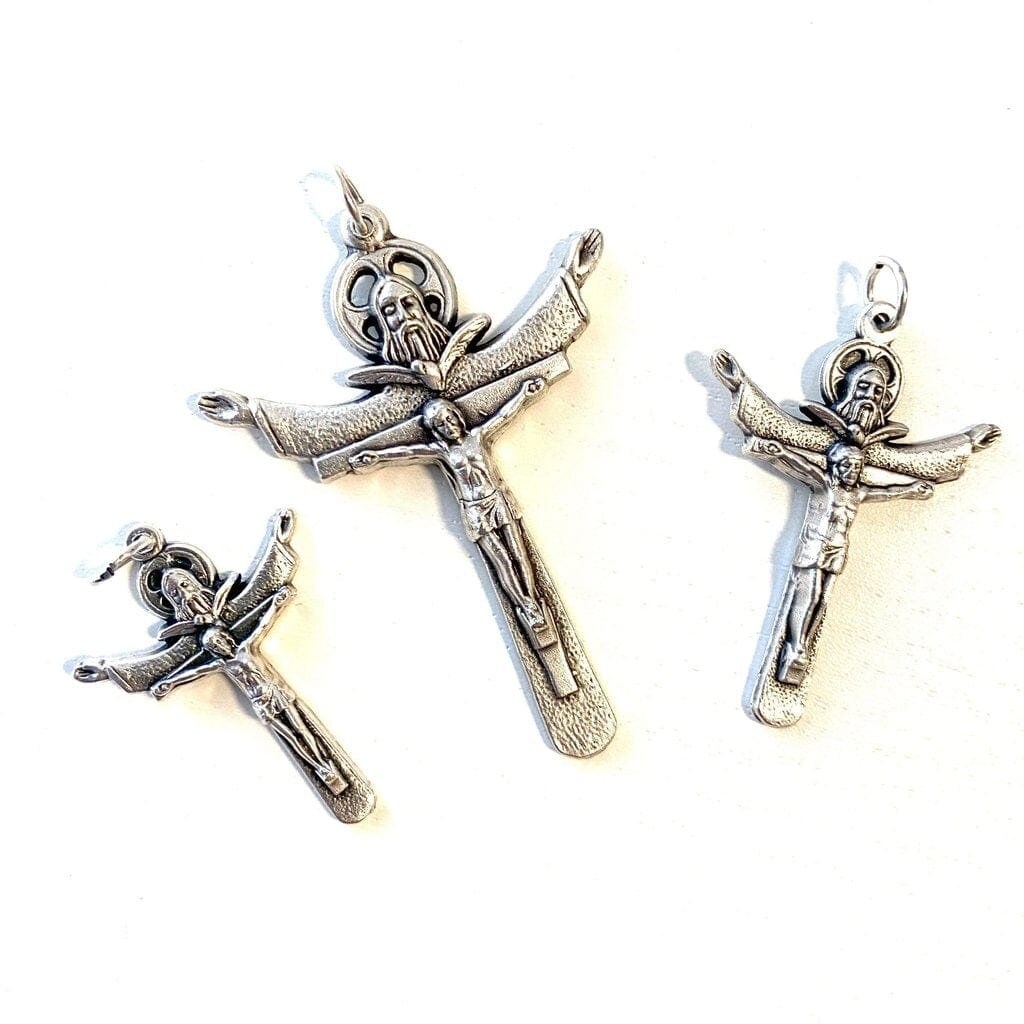 Tertium Millennium Holy Trinity Cross Crucifix Blessed by - Etsy
