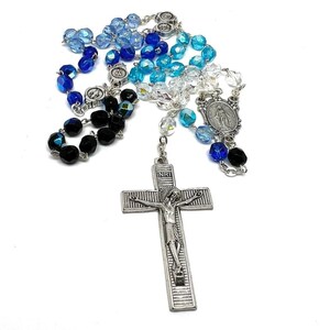 Our Lady Virgin Mary - Miraculous Medal - Rosary Blessed by Pope - Etsy