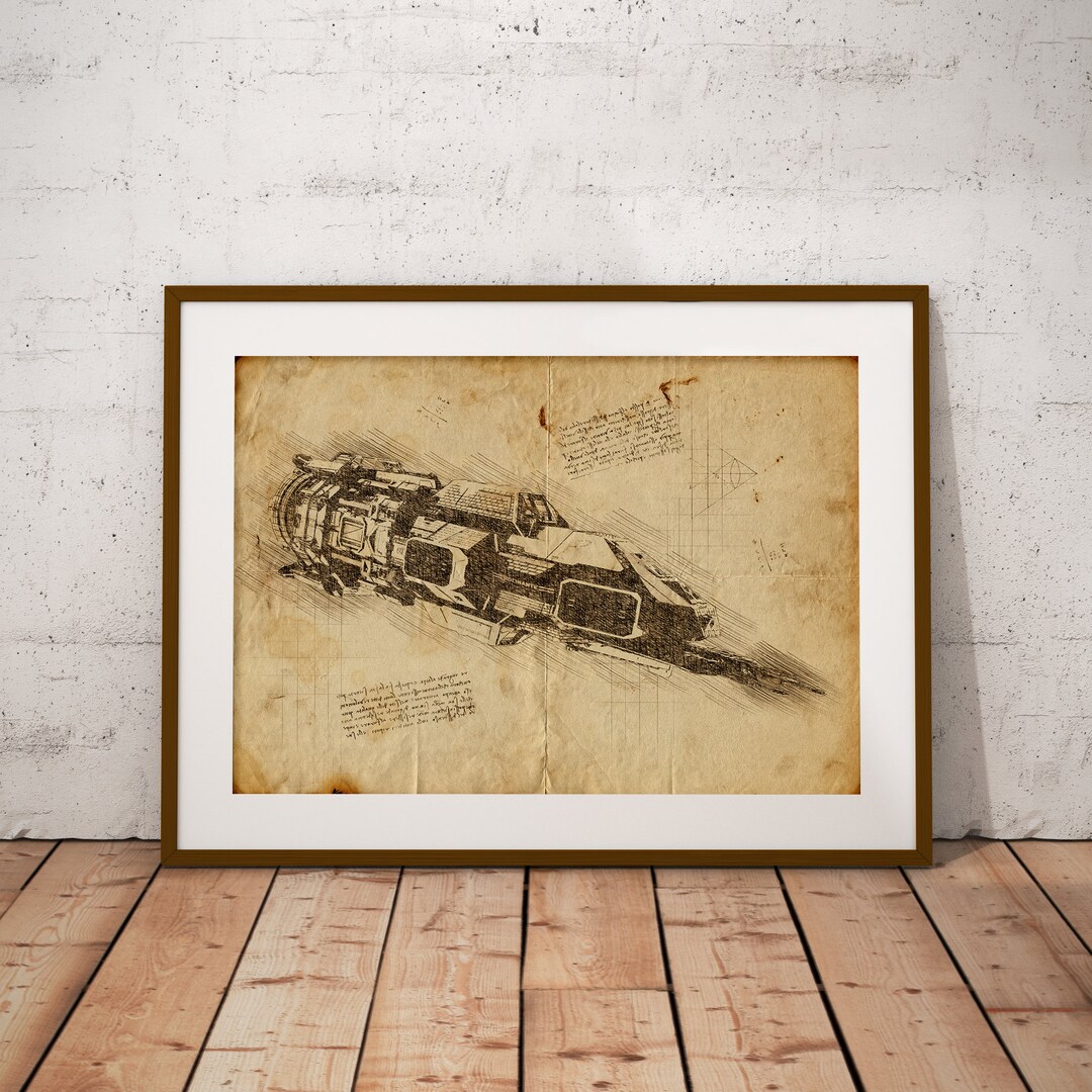 The Expanse Rocinante | the Expanse Poster, Bossmang, Sci-fi Print ...