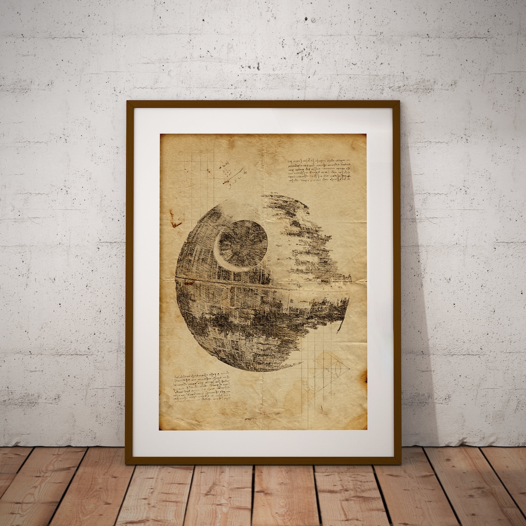 Star Wars Death Star Poster Star Wars Poster, Star Wars Gifts, Home ...