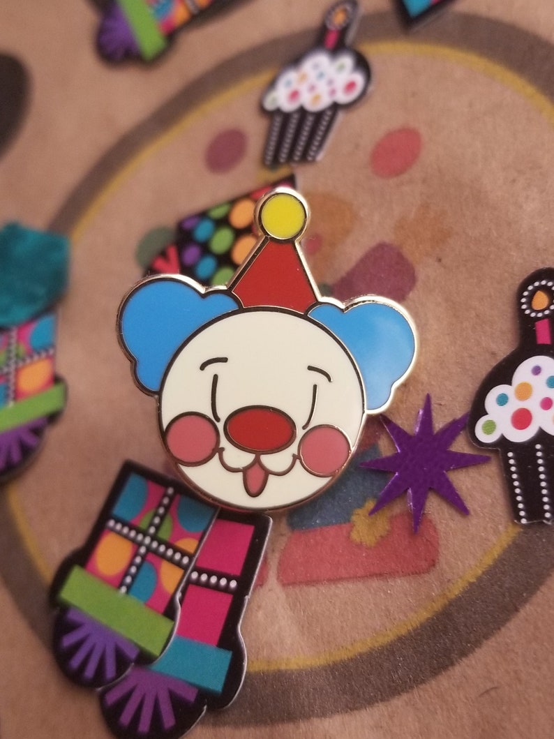 Happy Clown Hard Enamel Pin - Etsy