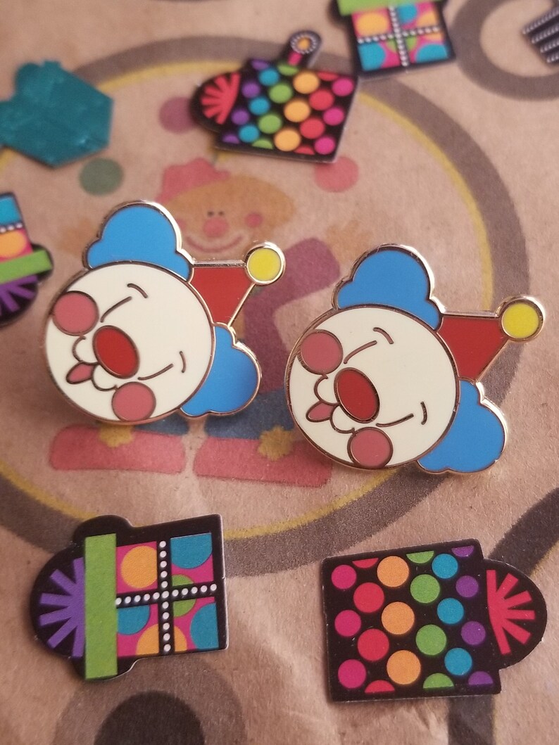 Happy Clown Hard Enamel Pin - Etsy