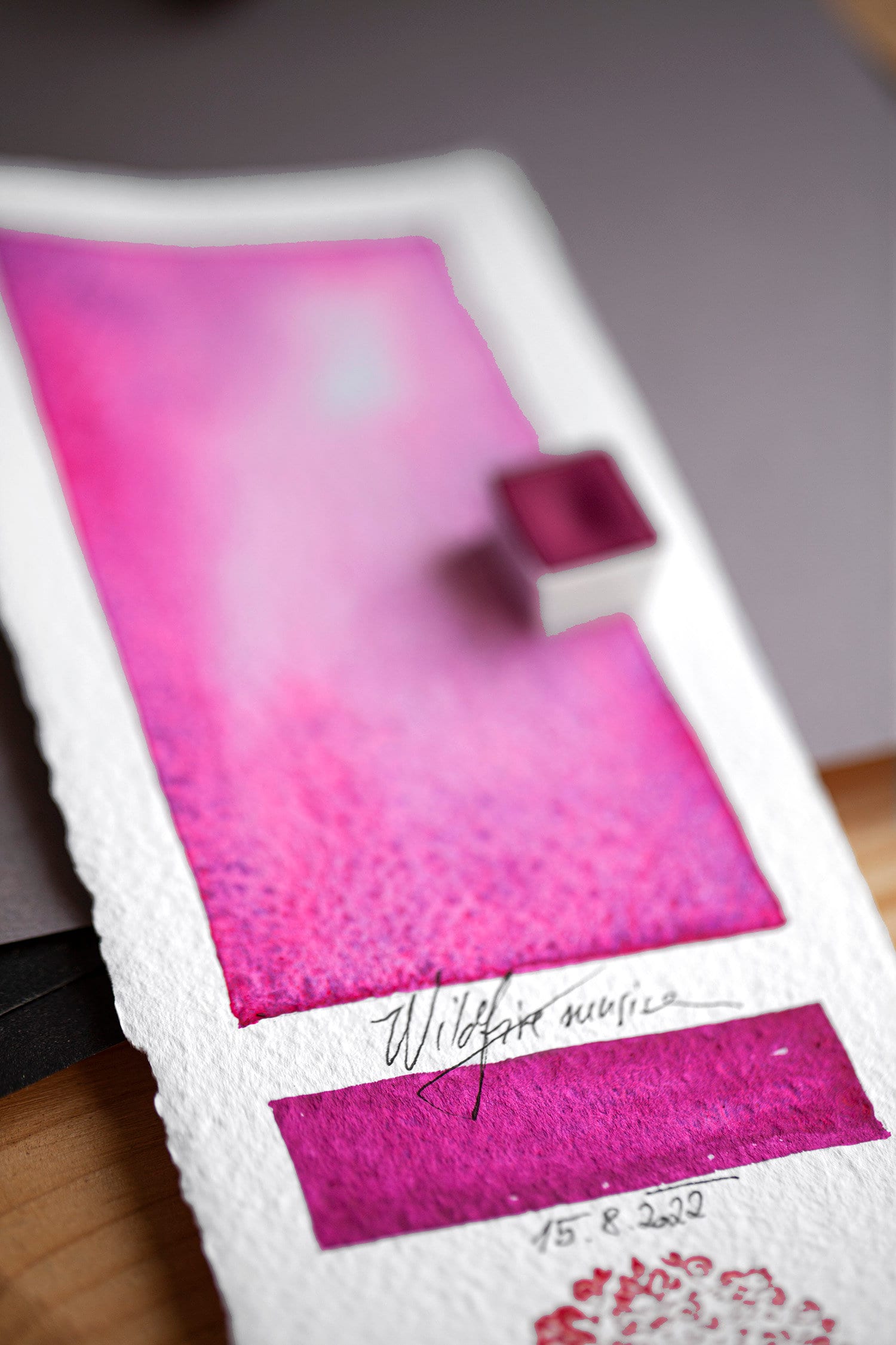 Handmade Watercolor WILDFIRE GRANULATING Neon Series Pink - Etsy