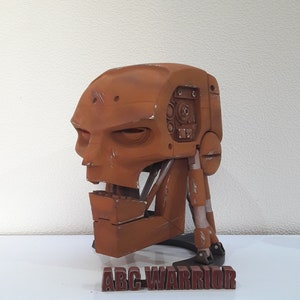 ABC Warrior 1/1 Optics // Head Replica Head // Judge Dredd // Rust ...