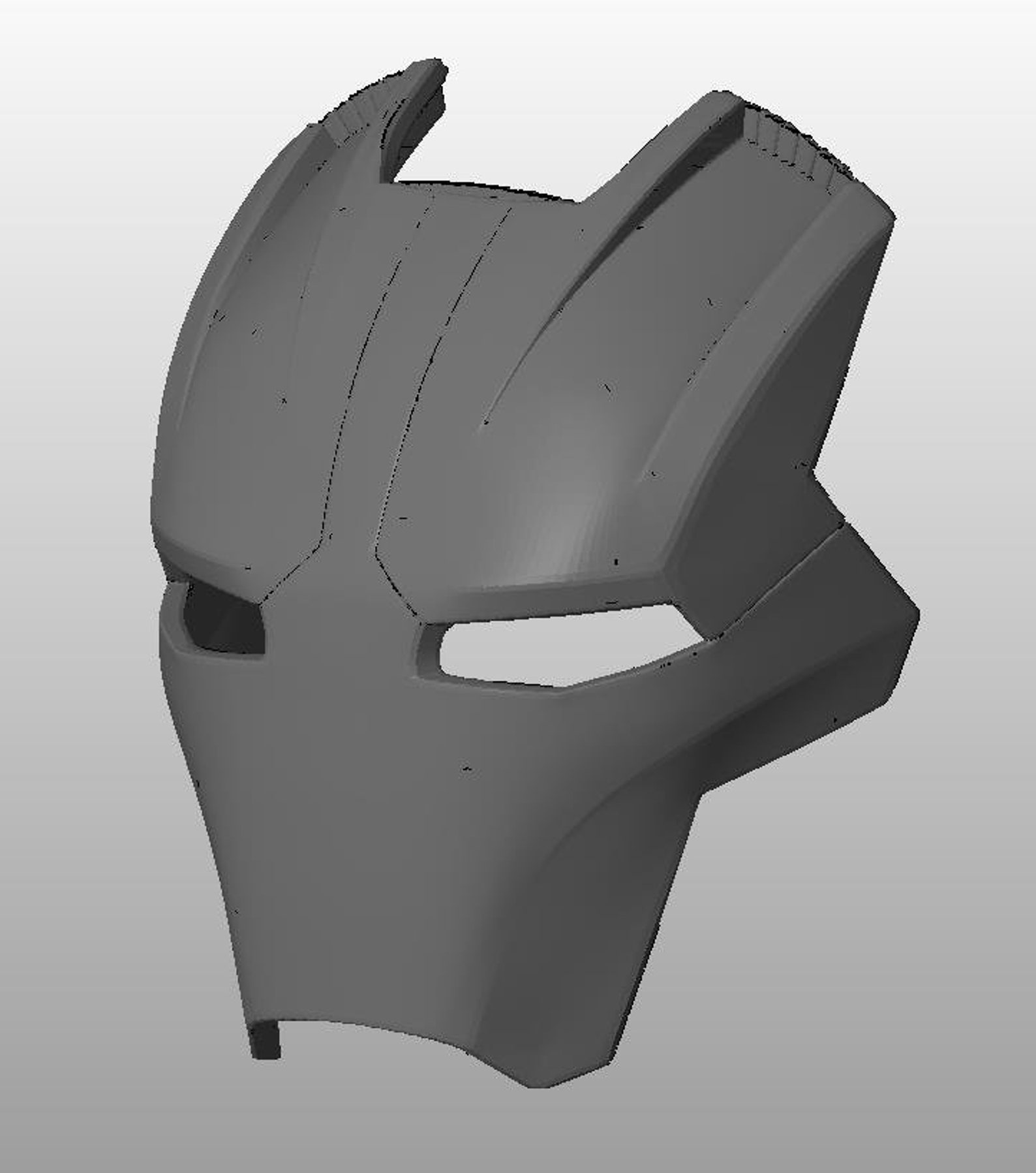 Iron Man MK45 Helmet STL Files Life Size 1/1 // 3D Print // 3D - Etsy