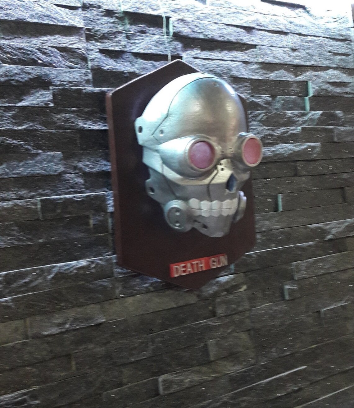 Death Gun Mask Lifesize Prop Helmet | Etsy