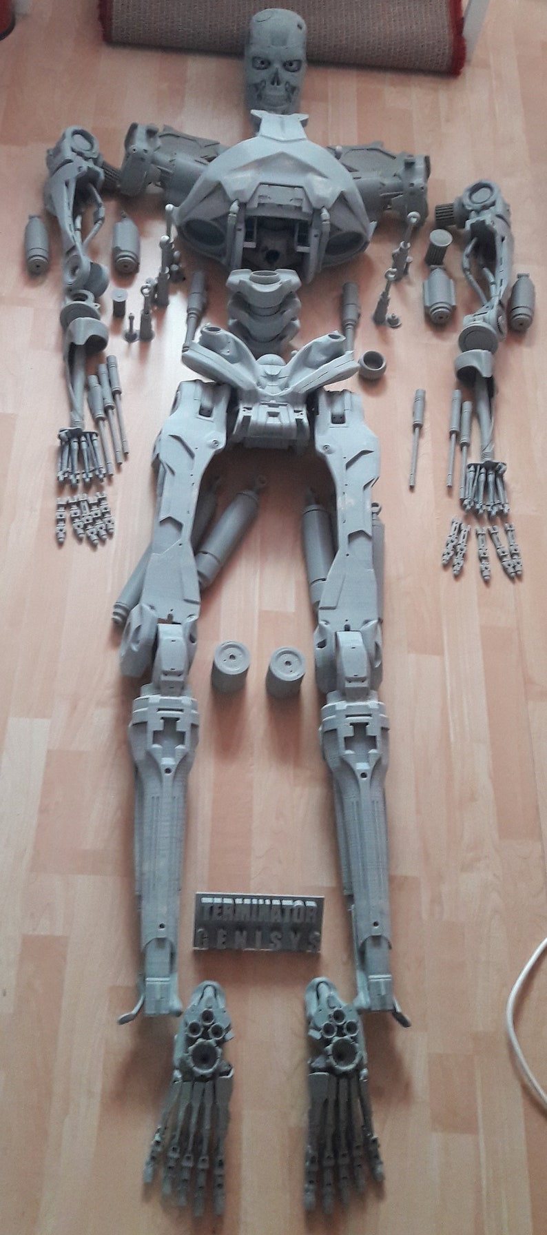 Genisys Terminator T800 Endoskeletton 1:1 Lifesize STL File | Etsy