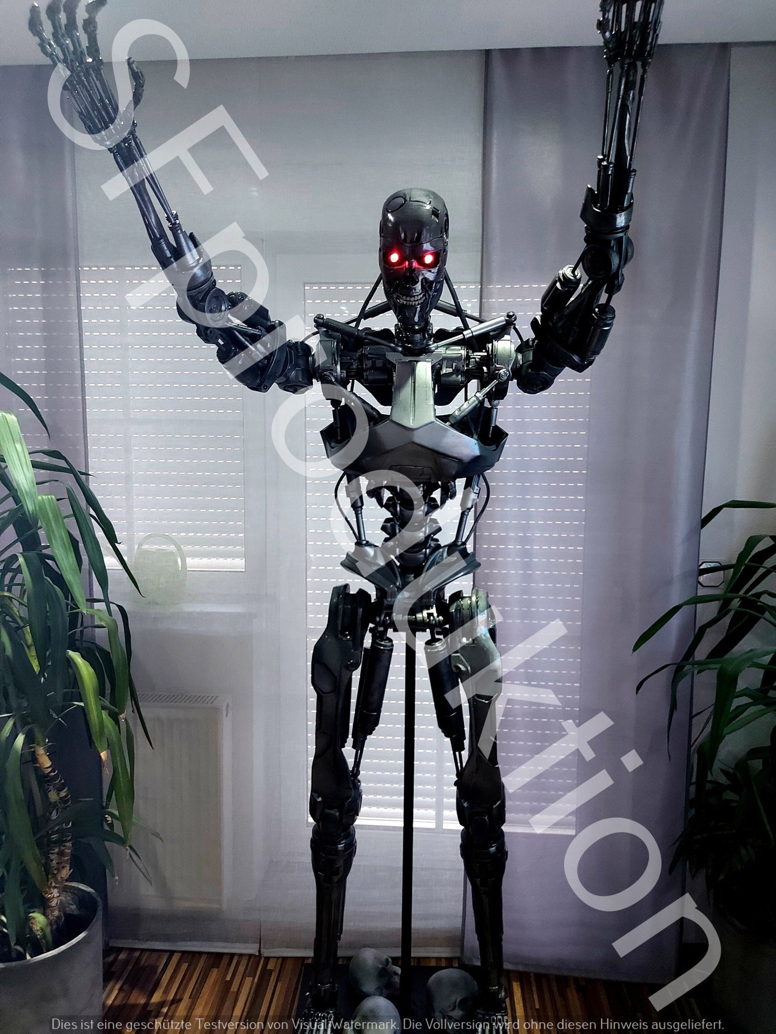 Genisys Terminator T800 Endoskeletton 1:1 Lifesize STL File Printable ...