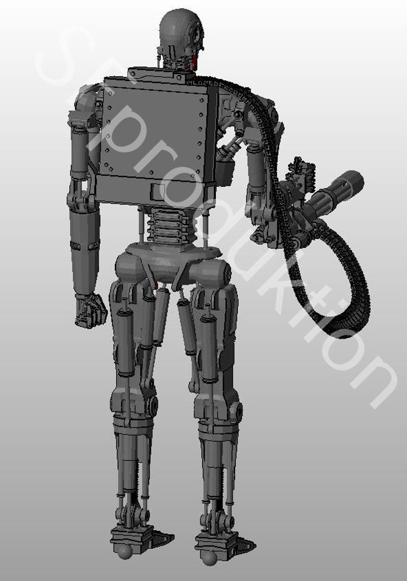 Terminator T600 STL Files //digital Download STL Files // 3D Printing ...