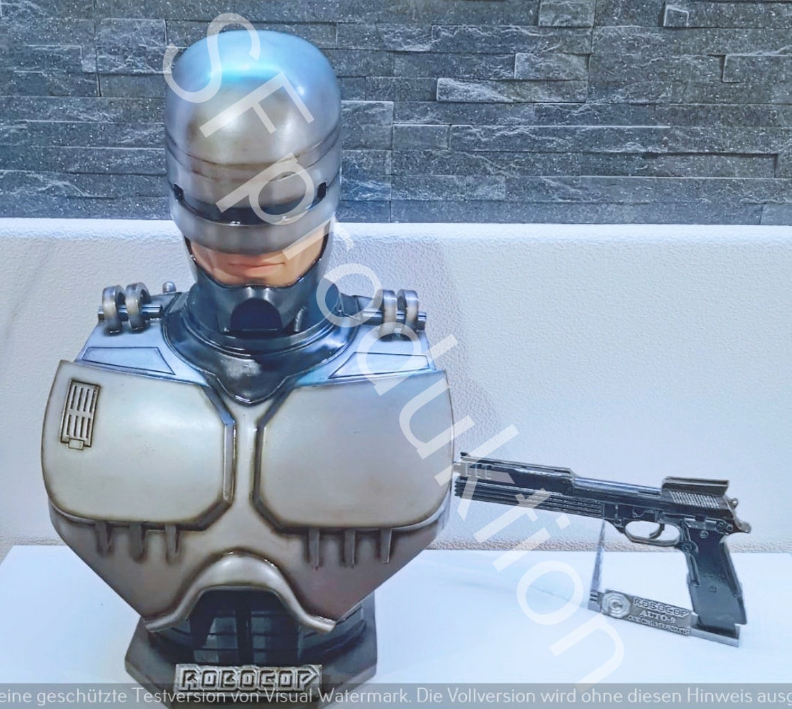 ROBOCOP Bust Figure 1:1 Lifesize / Bust Figure / Stand - Etsy