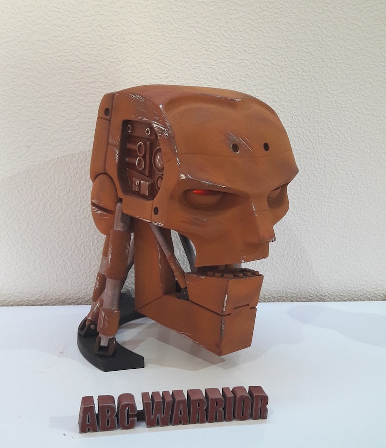ABC Warrior 1/1 Optics // Head Replica Head // Judge Dredd // - Etsy UK