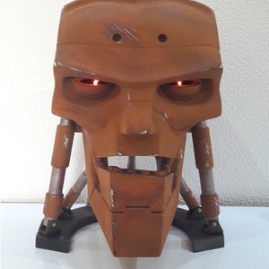 ABC Warrior 1/1 Optics // Head Replica Head // Judge Dredd // Rust ...