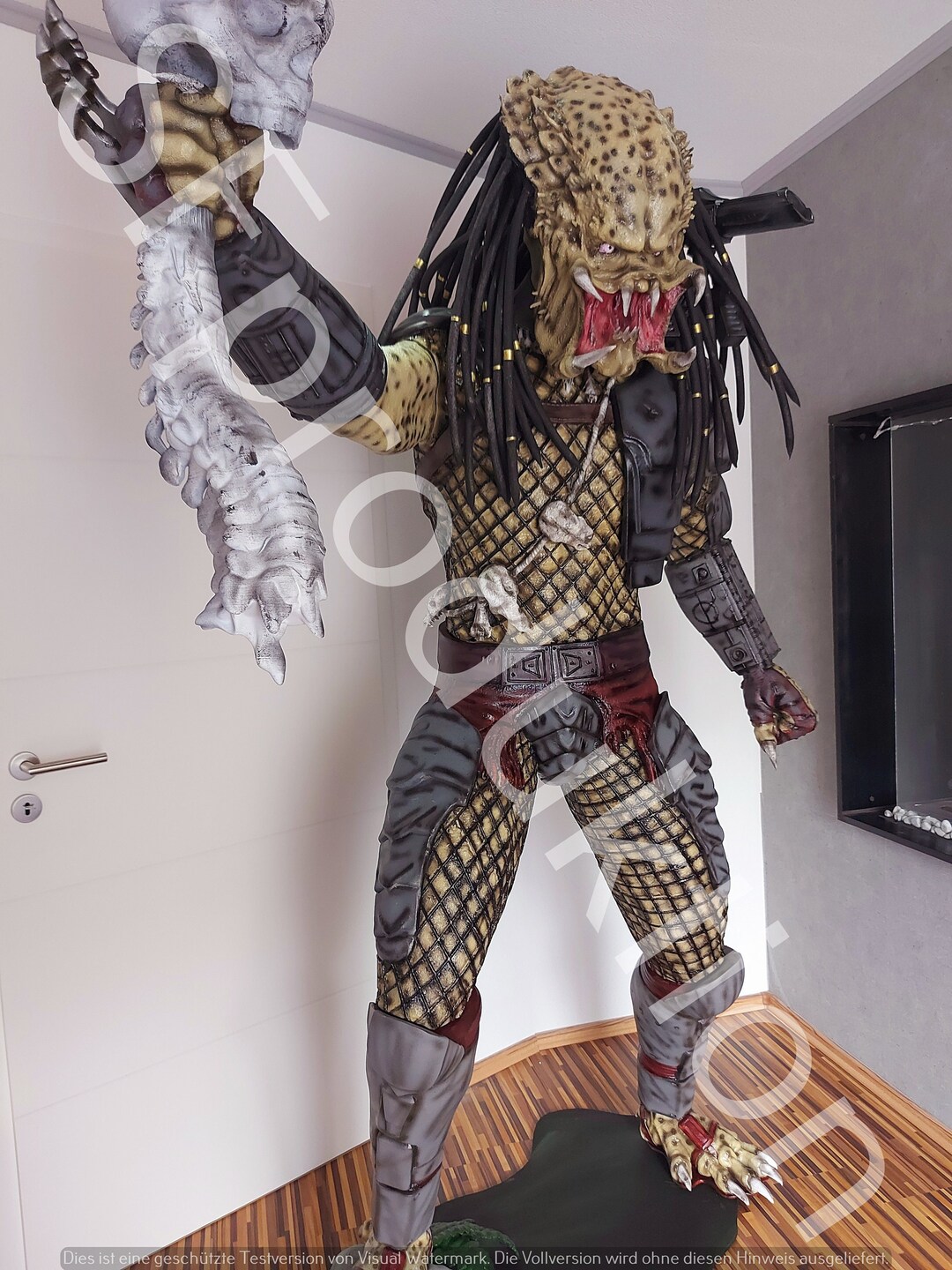 Predator 2 M Figure Replica / KIT RAW / Lifesize Kit // Replica // Bust ...