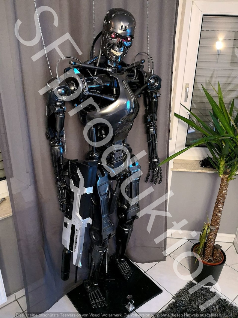 T2 Terminator T800 Endoskeleton 1:1 Lifesize Movable // - Etsy
