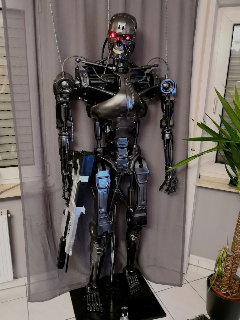 T2 Terminator T800 Endoskeleton 1:1 Lifesize movable Replica | Etsy