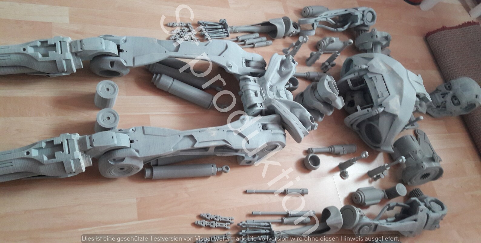 Genisys Terminator T800 Endoskeletton 1:1 Lifesize STL File Printable ...