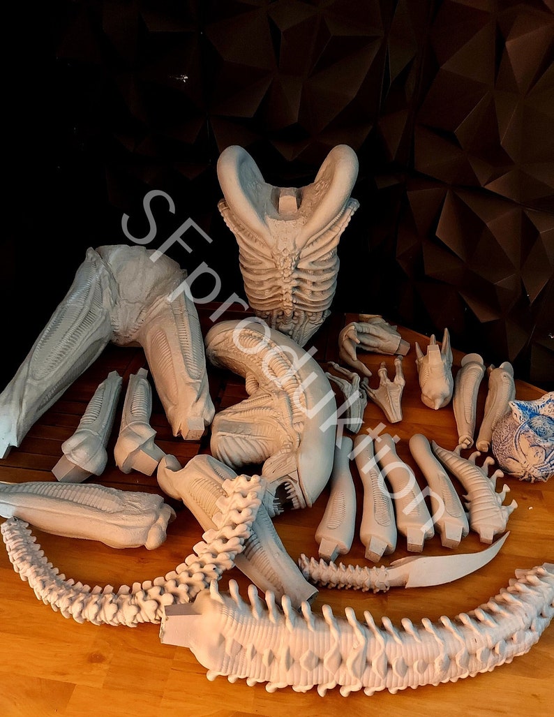 Alien Xenomorph Raw Kit 2 M High // Film Figure Kit /// Real - Etsy UK