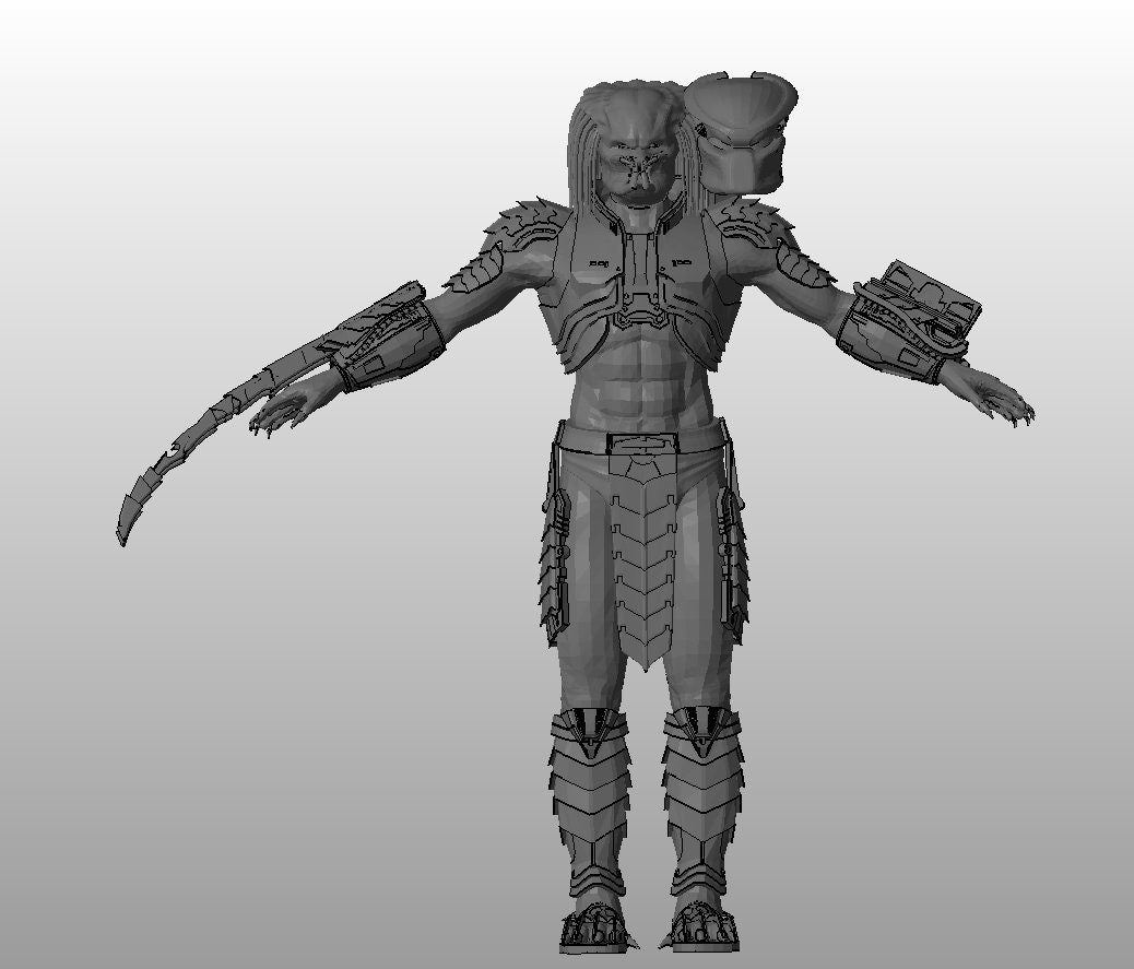 Predator STL Files Printable // Figure Replica / Lifesize // | Etsy