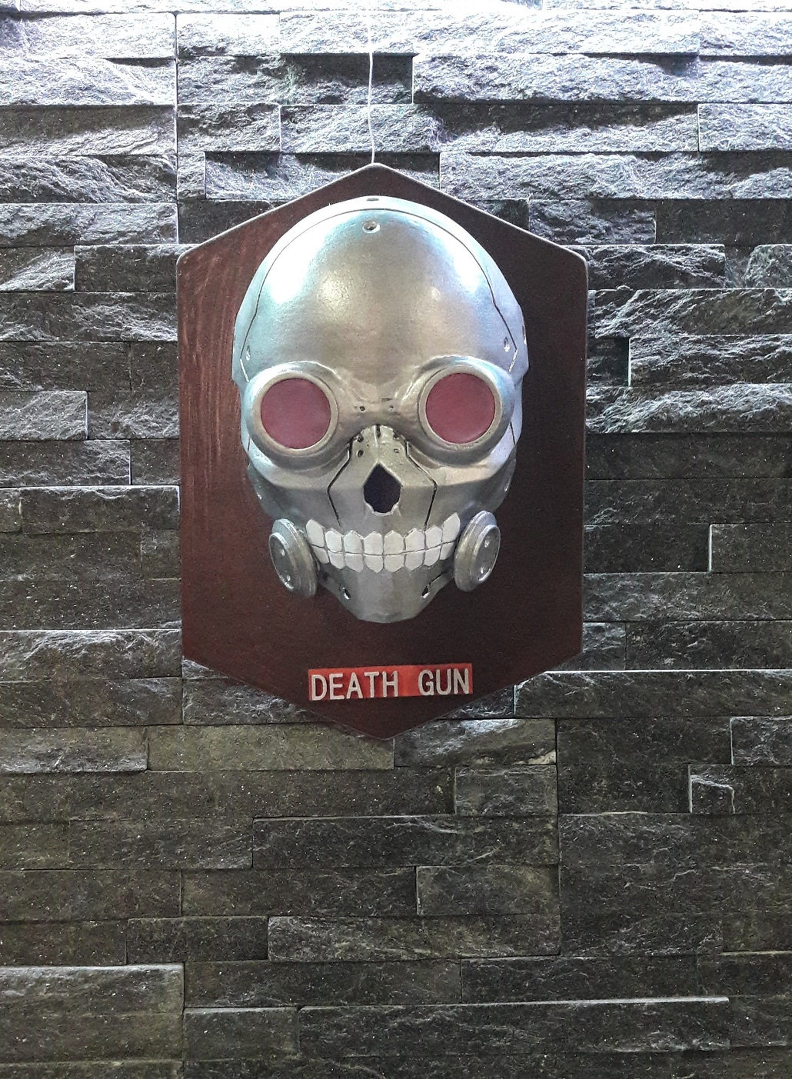 Death Gun Mask Lifesize Prop Helmet | Etsy